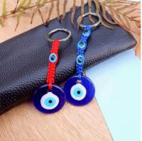 China GUGEER Evil Eye Keychain Bag Charm - Good Luck & Protection Amulet - Car Keyring Purse Accessories for Women for sale
