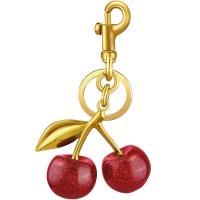 China GUGEER Cherry Bag Charm Cute Key Chains Cherry Purse Charms for Handbags, Strawberry Keychain Mother's Day Gifts for sale