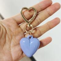 China GUGEER  Love Heart Keychain Heart Bag Charms for Handbags Bag Purse Heart Keychain Valentine's Day Gift for Women Girls for sale