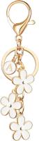 China GUGEER Cute Flower Initial Letter Keychain for Women, Flower Charms, Bag & Purse Charms for Handbags & Backpacks Accessories for sale