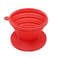 China Eco-Friendly Fold Reusable Pour Over Dripper Silicone Folding Coffee Filter for sale