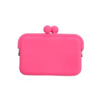 China Mini Silicone Coin Purse Keychain Wallet Portable Cute Small Bag 5 Inch for sale