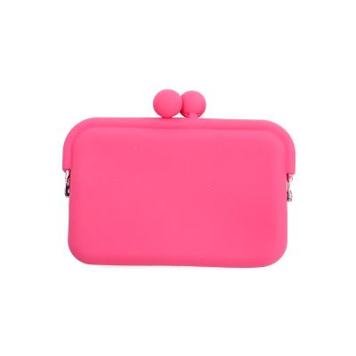China Mini Silicone Coin Purse Keychain Wallet Portable Cute Small Bag 5 Inch for sale