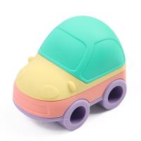 China Education Silicone Car Stacking Building Blocks Stackers Toddler Toys for sale