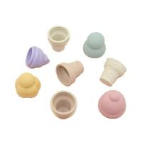 China Food Grade Silicone Ice Cream Sand Toys Set 4pcs Beach Children Summer Mold for sale