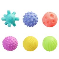 China 100% Silicone Sensory Ball Set 9pcs 5pcs Textured Montessori Baby Toys for sale