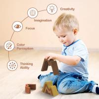 China Baby Soft Stacking Blocks Building Teethers Toys Silicone Stacks for sale