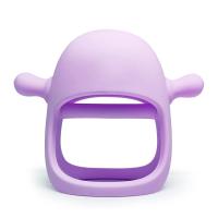 China Food Grade Silicone Baby Teether Pacifier 0-6 Months Hand Wrist Teething Toy 55g for sale