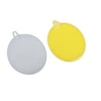 China Food Grade Silicone Dish Cleaning Brush 16cm Multifunction Kitchen Sponge Pad for sale