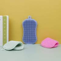 China Silicone Kitchen Cleaner Brush Multi-Function Bath Brush 15.5x8x1.2cm 35g for sale