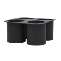 China 4-Cube Flexible Silicone Ice Cube Tray 125mm Food Grade BPA Free for Whisky Cocktail for sale
