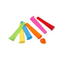 China Food Grade Silicone Popsicle Mold Set 4 Pcs Non-Stick Ice Lolly Maker 195x60x18mm for sale