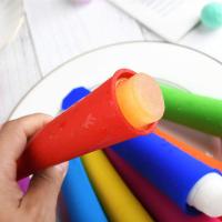 China Food Grade Silicone Popsicle Mold Set 4 Pcs Non-Stick Ice Lolly Maker 195x60x18mm for sale
