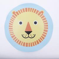 China Customized Silicone Placemat 380mm Heat Resistant Anti Slip Dining Table Mat for Kids for sale