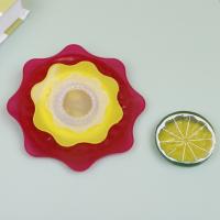 China Food Grade Silicone Stretch Fresh Cover Lids 3 Sizes 120mm 80mm 55mm Reusable for sale