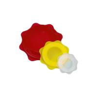 China Food Grade Silicone Stretch Fresh Cover Lids 3 Sizes 120mm 80mm 55mm Reusable for sale