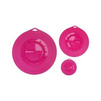 China Silicone Stretch Fresh Lids Set 3 Sizes 295mm 200mm 105mm Reusable Food Preservation Covers for sale