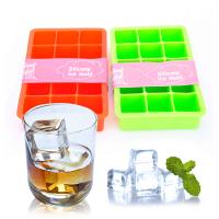 China 15-hole Square Shape Custom Maker Rubber Trays Silicone Ice Cube Mold for sale