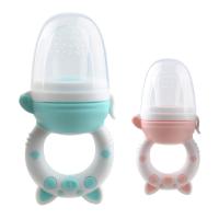 China Food Grade Silicone Baby Fruit Feeder Pacifier 3 Sizes BPA Free Teether for sale