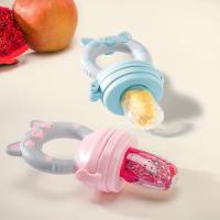 China Food Grade Silicone Baby Fruit Feeder Pacifier 3 Sizes BPA Free Teether for sale