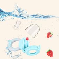 China Food Grade Silicone Baby Fruit Feeder Pacifier 3 Sizes BPA Free Teether for sale