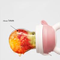 China Food Grade Silicone Baby Fruit Feeder Pacifier 3 Sizes BPA Free Teether for sale