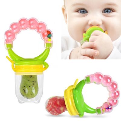 China 100% Food-Grade Silicone Baby Fruit Feeder Pacifier Set BPA-Free 2-Pack for sale