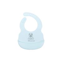 China Food Grade Silicone Baby Bib Set Waterproof Feeding Bibs 270x226mm for sale