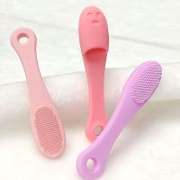 China Silicone Facial Brush 65mm Gentle Exfoliating Face Wash Scrubber for All Skin Types for sale