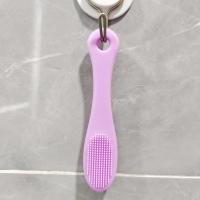 China Silicone Facial Brush 65mm Gentle Exfoliating Face Wash Scrubber for All Skin Types for sale