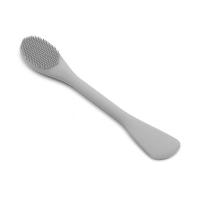 China Double-Headed Silicone Facial Cleansing Brush 16.8mm Soft Face Mask Brush for sale