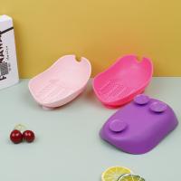 China Silicone Makeup Brush Cleaner Pad 100x165x45mm Soft Bristle Safe Suction Cup Design for sale