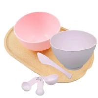 China Silicone Mask Bowl 104x45x65mm for DIY Facial Mixing with Spatula Applicator for sale