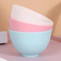 China Silicone Mask Bowl 104x45x65mm for DIY Facial Mixing with Spatula Applicator for sale