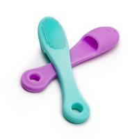 China BPA Free Silicone Pet Finger Toothbrush Kit for Dogs Teeth Cleaning 65mm for sale
