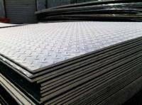China 3.0mm Inox 304 Stainless Steel Flat Checkered Sheet  Floor Plate With Willow Leaf Pattern for sale