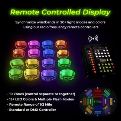 China Powerful DMX Wireless Controller For LED Wristbands And Glow Sticks Wireless Control Perfect For Concerts and Festivals for sale