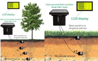 China Multi Moisture Sensors Wireless Irrigation Controller Data Collector And Transmitter 2km for sale