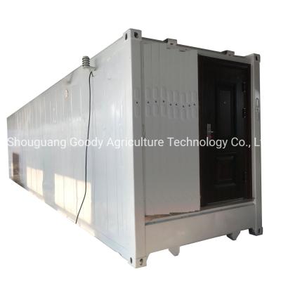 China 2021 Hot Sale Full Automatic High Capacity Grow Hydroponics Container Farm for Microgreen, Herb, Lettuce Vertical Grow System for sale