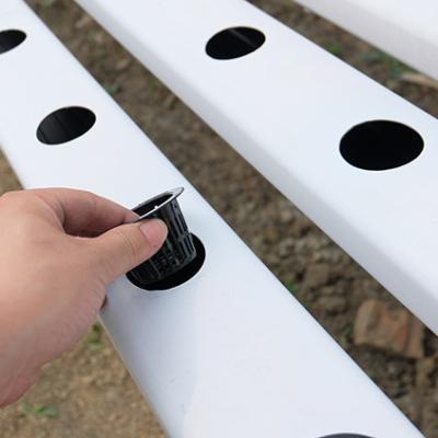 China Agricultural Hydroponic Growing Systems Tomato Greenhouse Accessories PVC Square Channel for sale