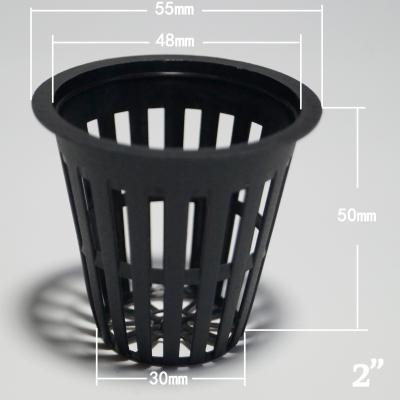China Hydroponic Grow System Net Pot PE Mesh Cup for sale