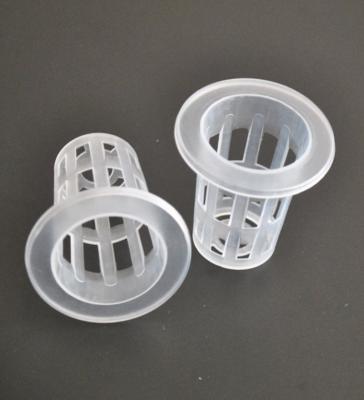 China Hydroponic Plastic Net Mesh Microgreen Planting Basket Pot for sale