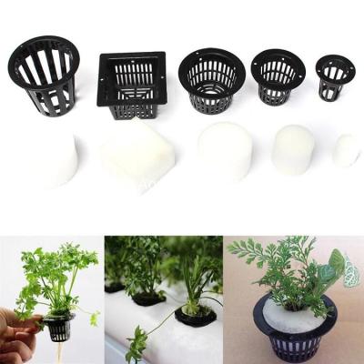 China Commercial Net Cuphydroponic Plant Pots Plastic Mesh Basket for sale