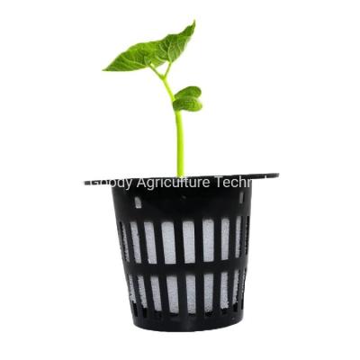 China Hydroponics Garden Greenhouse Accessories Plastic Material Not Coated Finishing Net Pots for sale