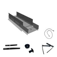 China Plastic PP Hydroponic Grow Trough System for Tomatoes for sale