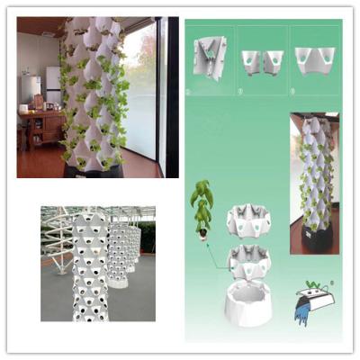 China Vegetable Vertical Growing Hydroponic Grow System Hydroponic Tower for sale