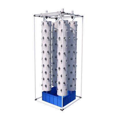 China New Agricultural Greenhouse Indoor Aeroponic Hydroponic System Pineapple Tower Garden Hydroponic Growing System Vertical for sale