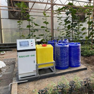 China Water and Fertilizer Mixing System with Intelligent Fertigation Farming Technology for Green House for sale