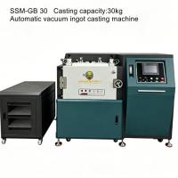 China 30kg Industrial Vacuum Gold Bar Casting Machine For Large Refineries LBMA Compliant for sale