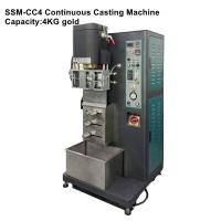 China 4kg 15KW Continuous Casting Machines SSM-CC4 For Gold Silver Copper for sale